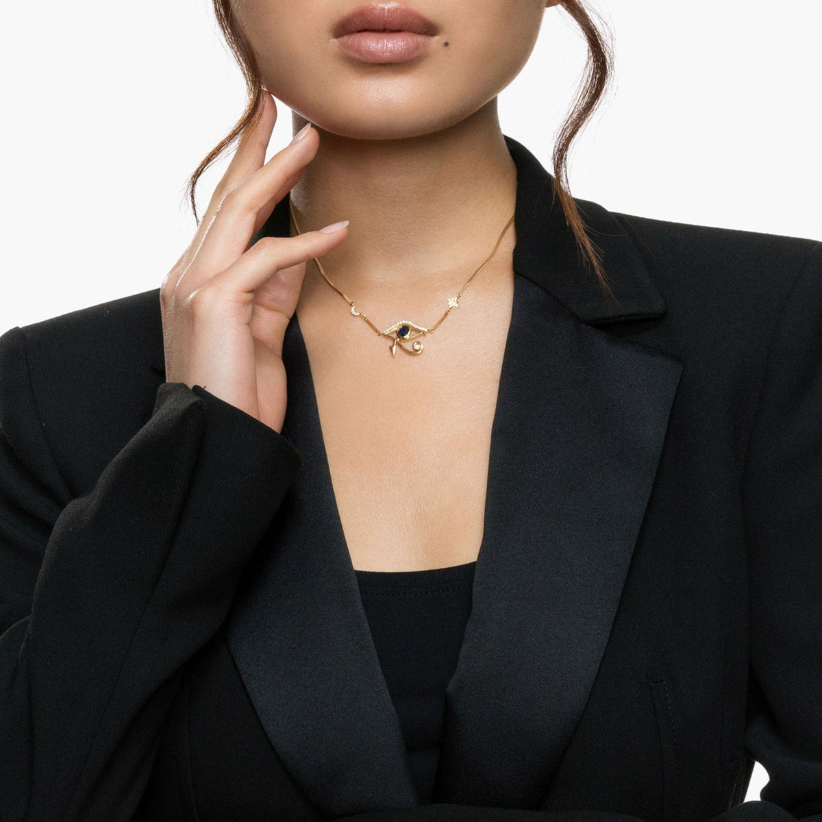 women's eye of horus pendant necklace – Sacred Alignment
